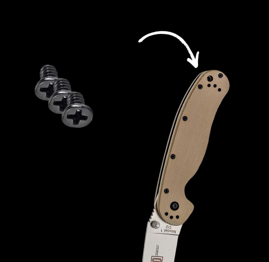 Ontario Rat 1 Replacement Pocket Clip Screws / Phillips Drive / 3x ...