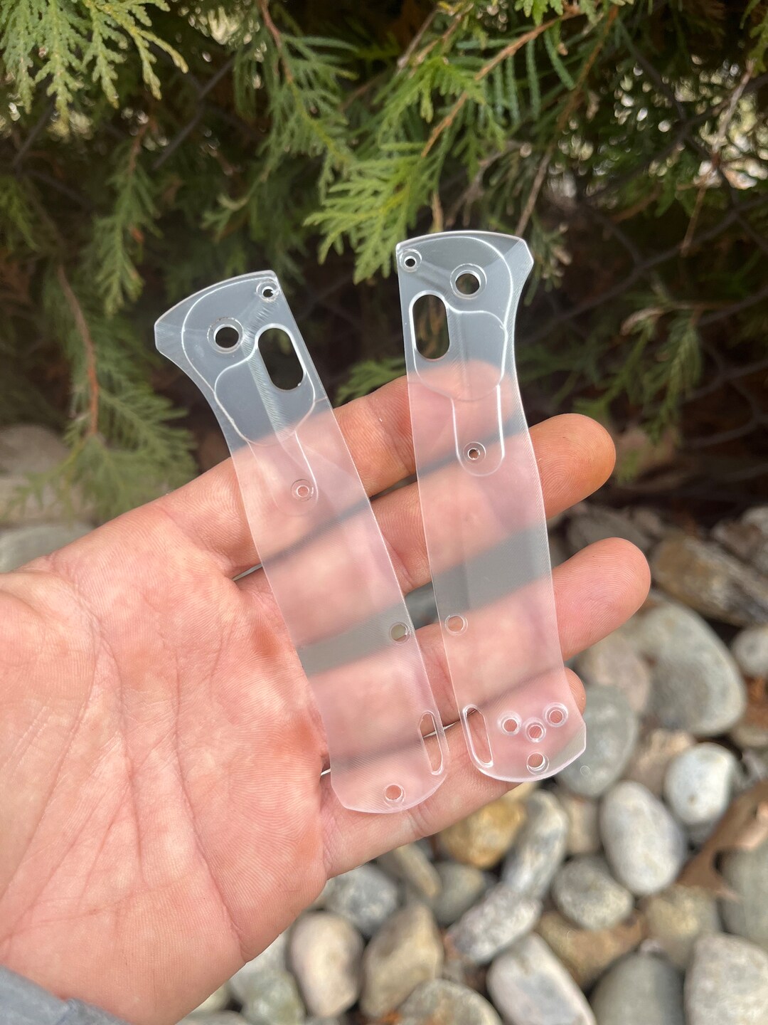 Benchmade Bugout 535 Replacement Scale Kit / Crystal Clear / Benchmade ...