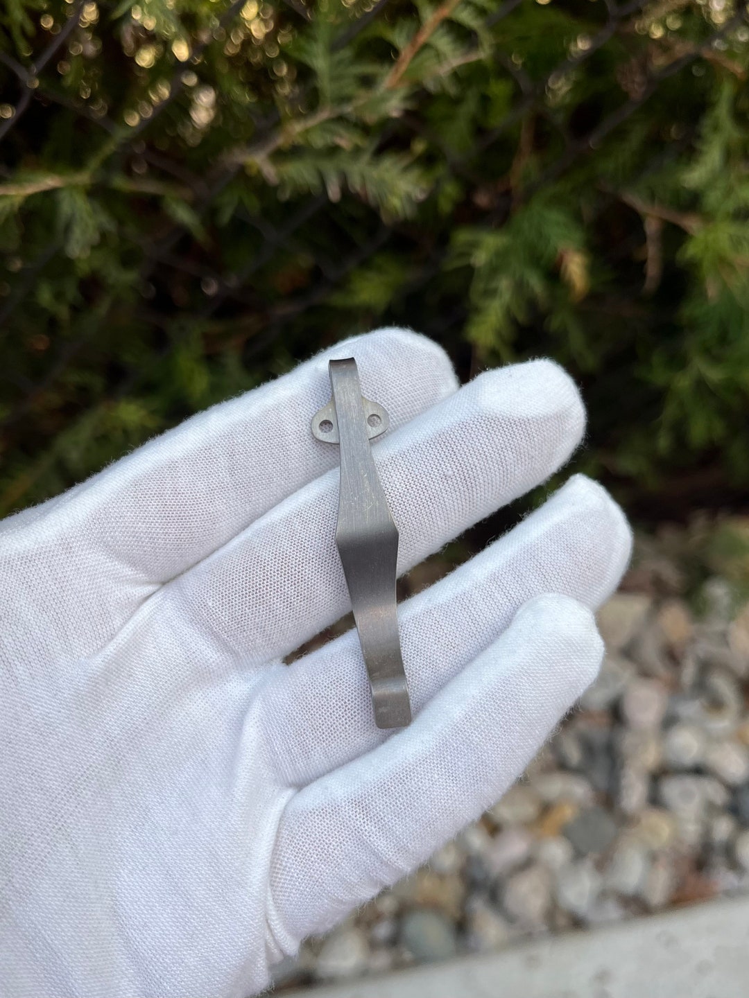 Zero Tolerance Models - 1x RAW Titanium Pocket Clip • Slim V Deep Carry ...