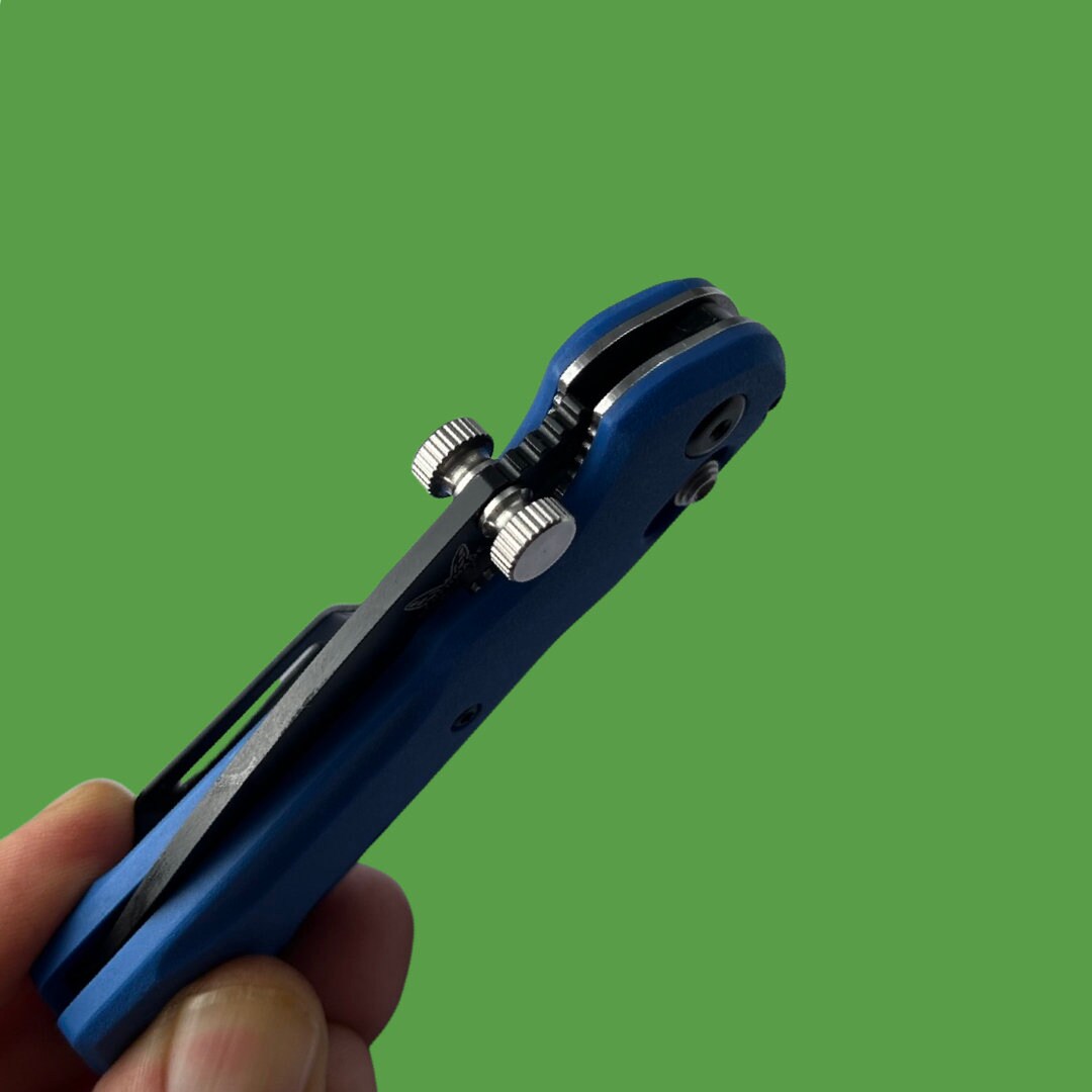 Benchmade Super Freek Thumb Stud Custom Double XLS Barrel Thumb Stud ...