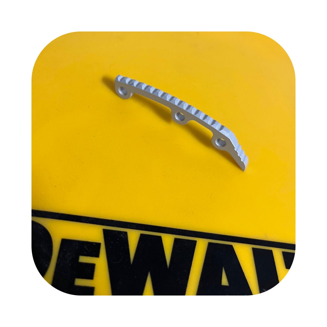 Fits Rick Hinderer XM-18 3.5” Models Only / 1x Backspacer • Silver ...