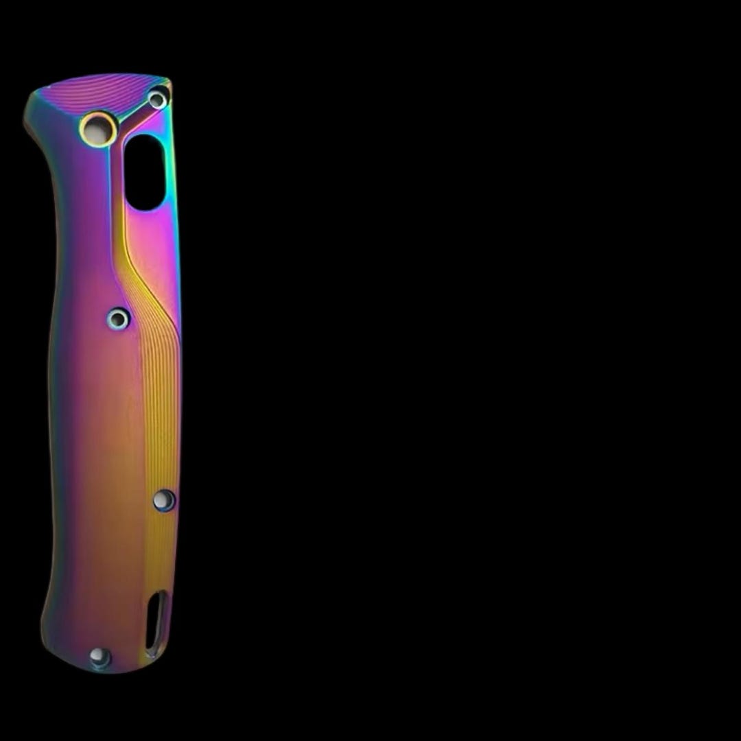 Benchmade Bugout 535 Replacement Scale Kit / TITANIUM OG Smooth Series ...