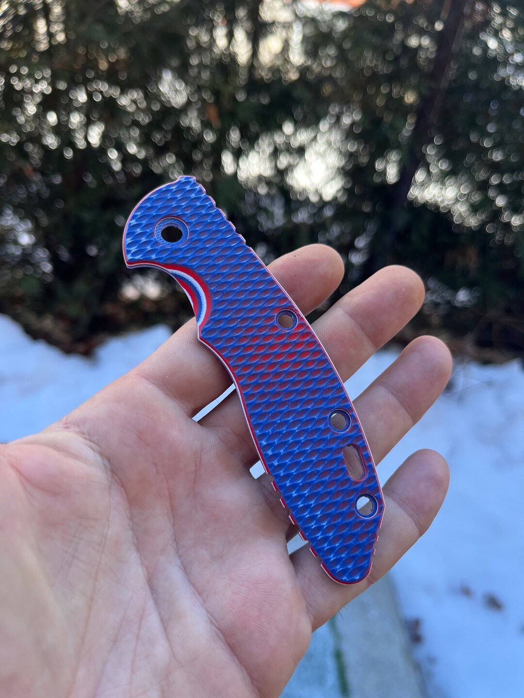 Fits Hinderer XM-18 3.5” Replacement Scale / G-10 Gripper Pattern / XM ...