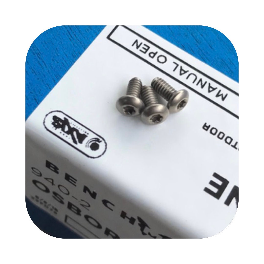 Benchmade Osborne 940 Pocket Clip Screws 3x Titanium TORX Screws ...