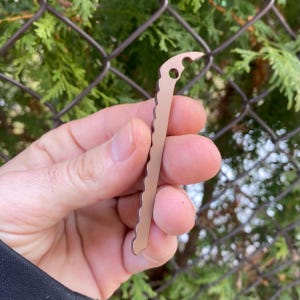 TITANIUM Backspacer for Chris Reeve Small Sebenza 21 + Small Sebenza 31 ...