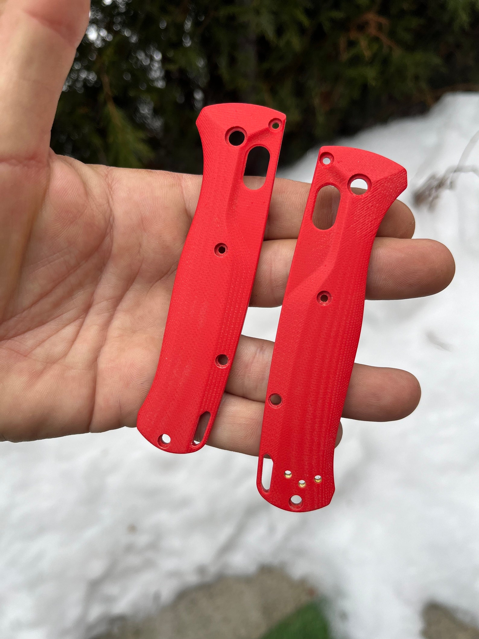 Benchmade Bugout 535 Replacement Scale Kit RED G-10 Original Series CNC ...
