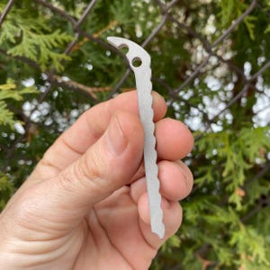 TITANIUM Backspacer for Chris Reeve Small Sebenza 21 + Small Sebenza 31 ...