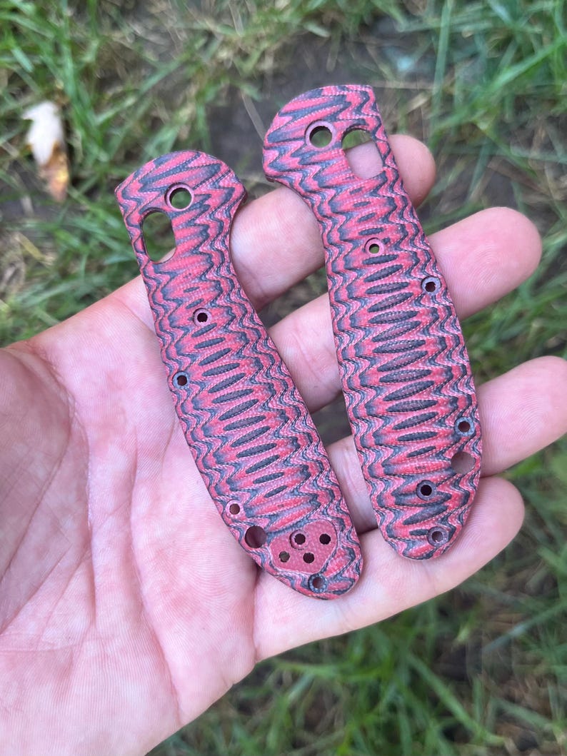 Mini Griptilian Scale Set G-10 Grooved Finish Mini Griptilian Models ...