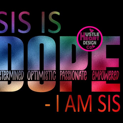 She is Dope Svg I Am She Svg Self Care Svg Confidence Svg | Etsy