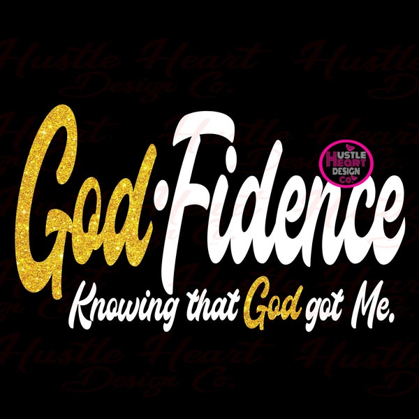 Godfidence Svg - Etsy