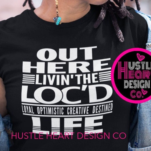 Locs Svg It's the Locs for Me Svg Living the Loc'd - Etsy