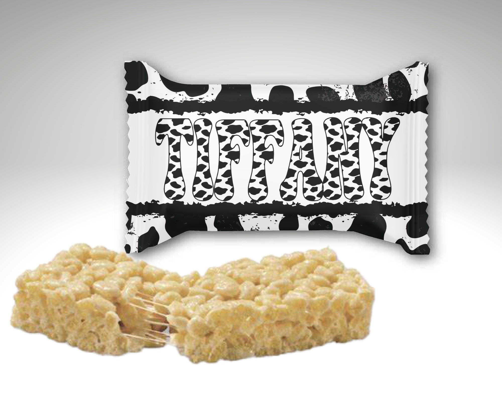 Crispy Rice Treat Wrapper Mockup for Canva, Party Favor Mockup, Add ...