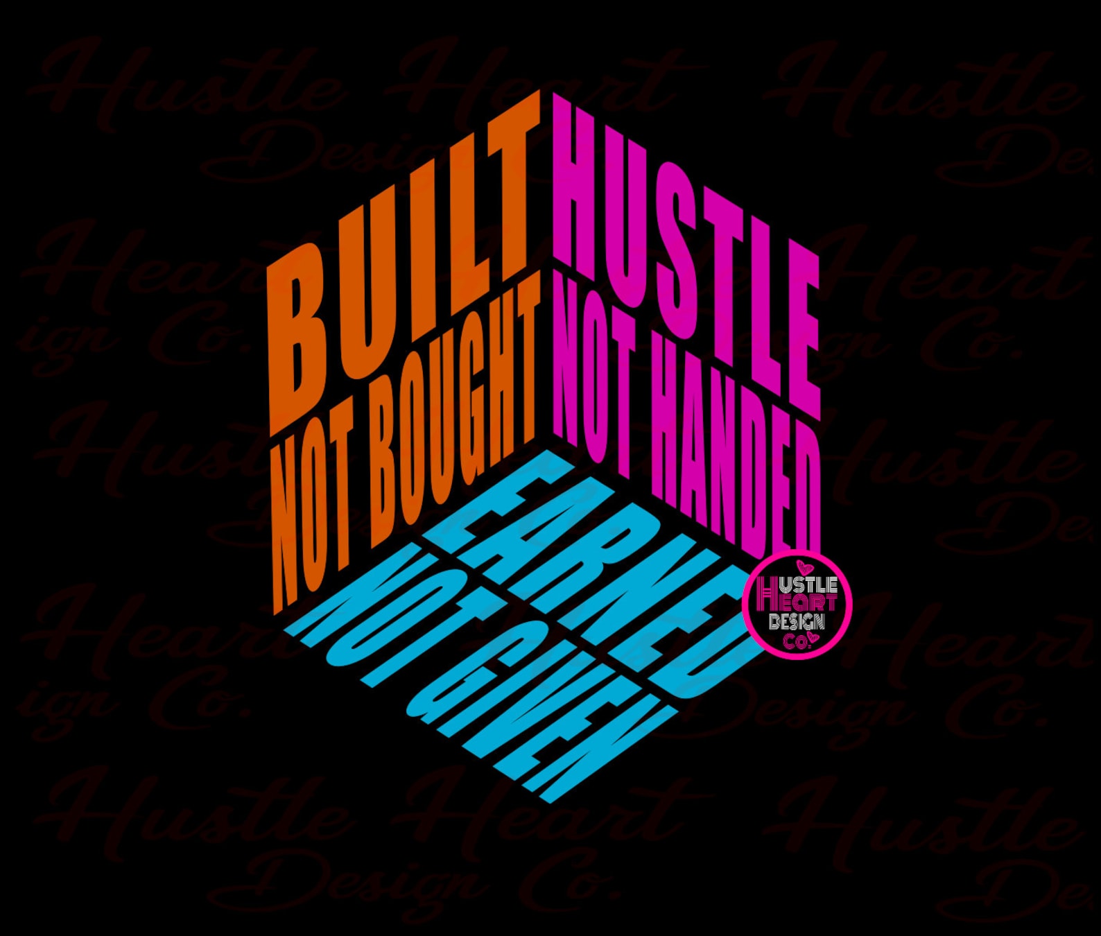 Hustle Svg, Built Not Bought Svg, Earned Not Given Svg, the Dream is ...