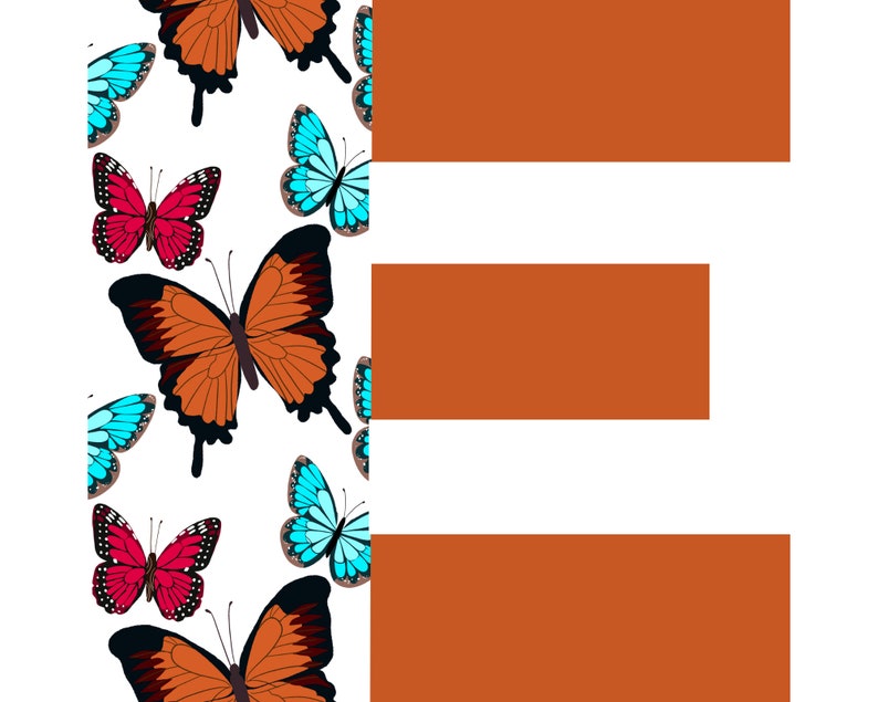 Canva Half Letters Template Fill Your Own Half Letters on - Etsy