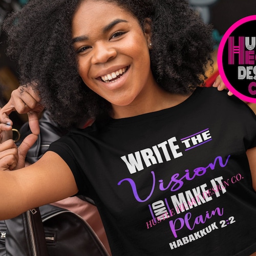 Dream Big Svg Scripture Svg Write the Vision and Make It - Etsy