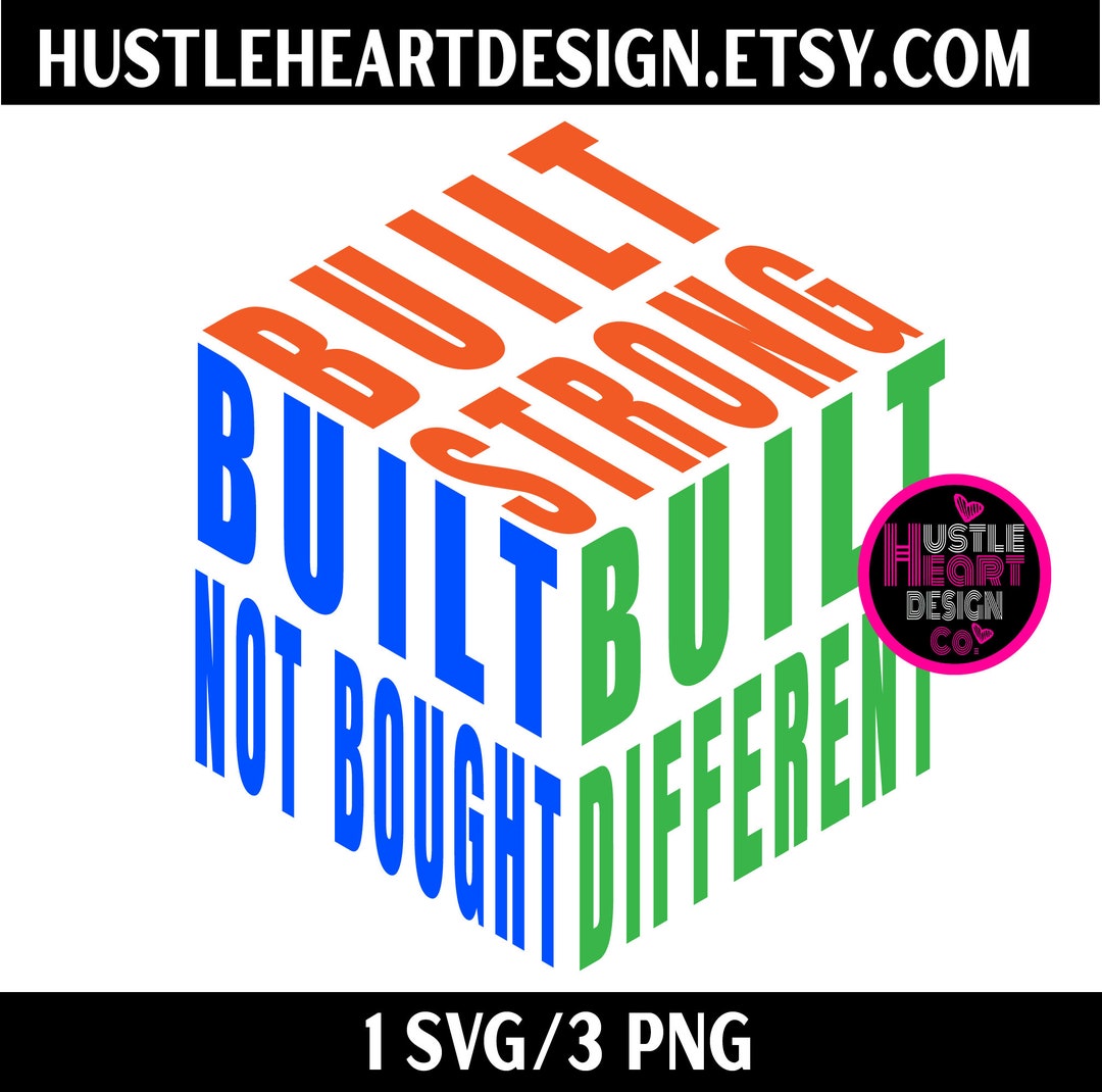 Built Not Bought Svg, Entrpreneur Svg, Motivational Svg, Svg, Svg/png ...