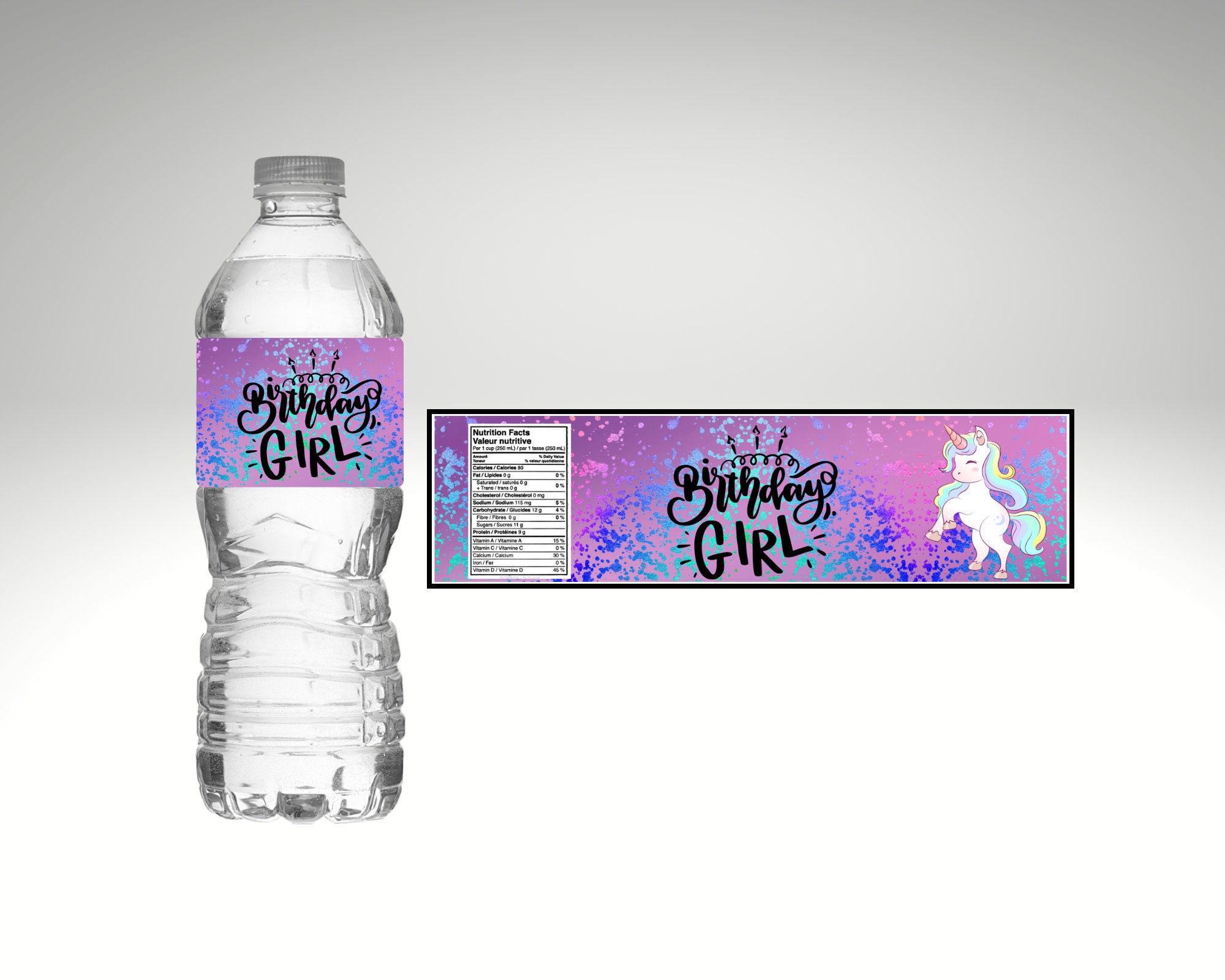Water Bottle Mockup for Canva Drag and Drop Design, Canva Template ...