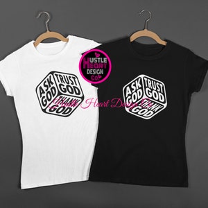 Ask God Svg Tell God Svg Thank God Svg Jesus Svg Church | Etsy Canada