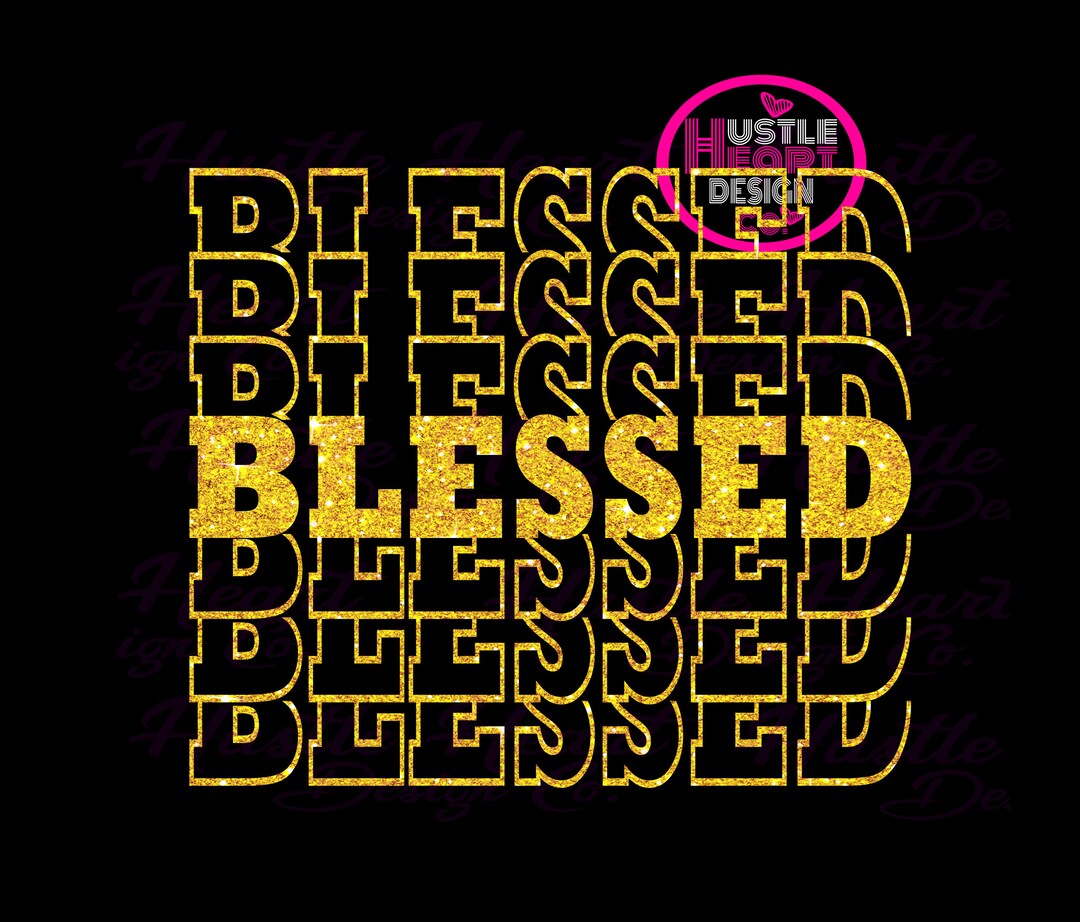 Bendita svg soy bendecida svg bendecida y altamente - Etsy España