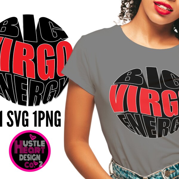 Big Virgo Energy Svg - Etsy