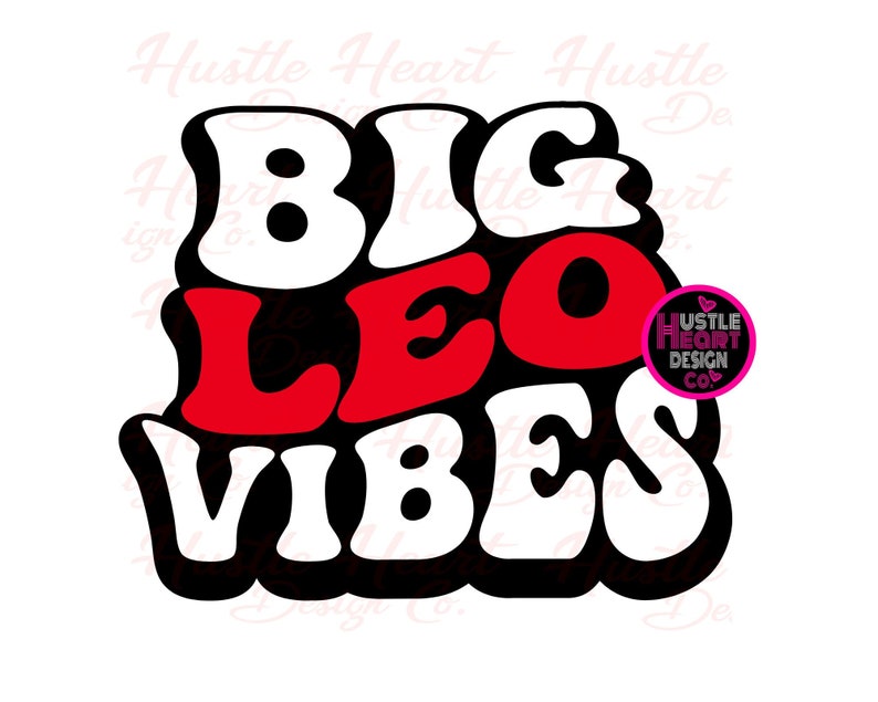 Leo Vibes Svg Leo Svg Leo Energy Svg Retro Wavy Text Svg - Etsy