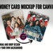 Money Card Mockup for Canva, Canva Frame Mockup, Drag and Drop Design ...