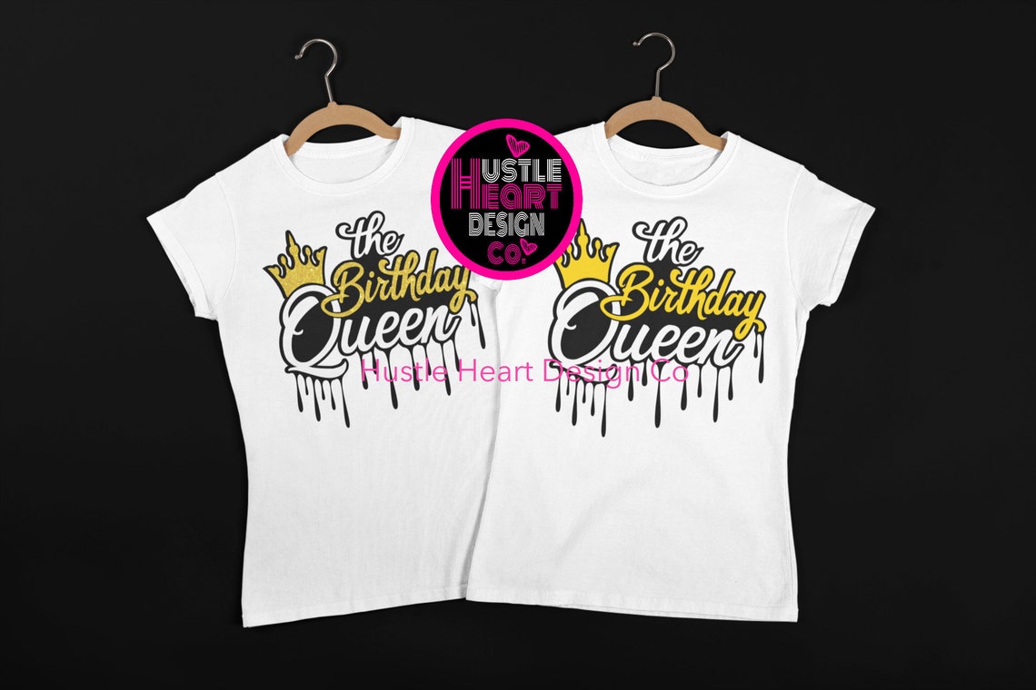 Birthday Queen Drip Birthday Queen Svg Aries Pisces - Etsy