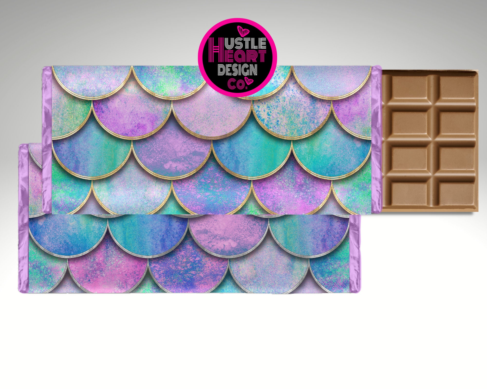 Chocolate Bar Wrapper Mockup for Canva, Party Favor Mockup, Add Your ...