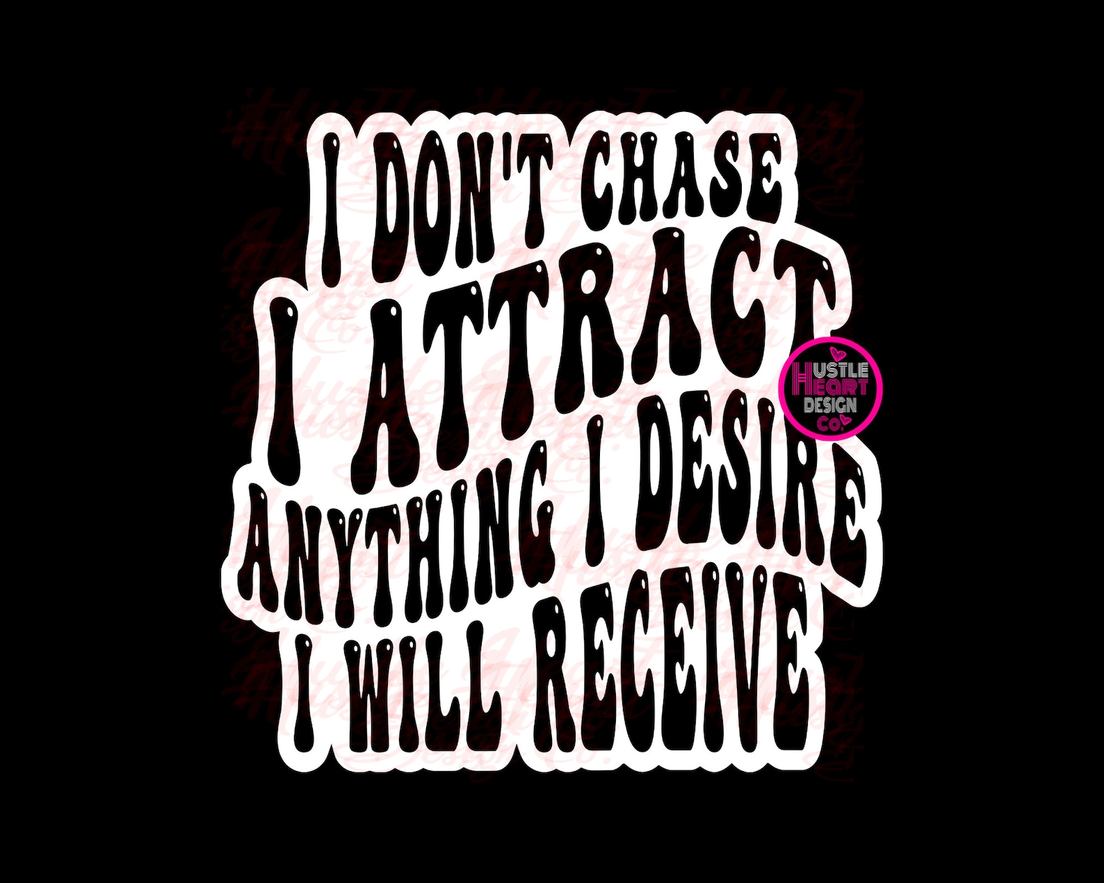 I Don't Chase I Attract Svg Manifest Svg Manifestation - Etsy Canada