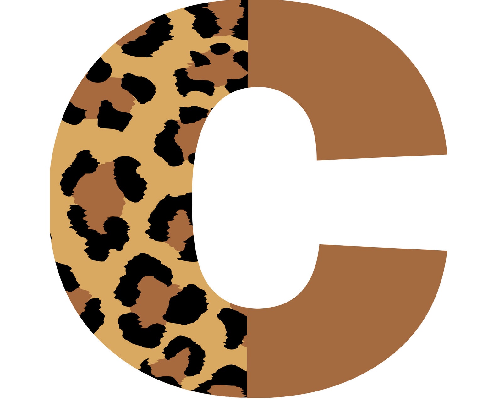 Canva Half Letters Template Fill Your Own Half Letters on - Etsy