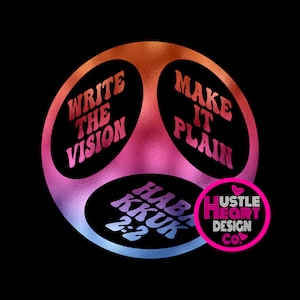 Write the Vision SVG, Write the Vision and Make It Plain, Habakkuk 2:2 ...