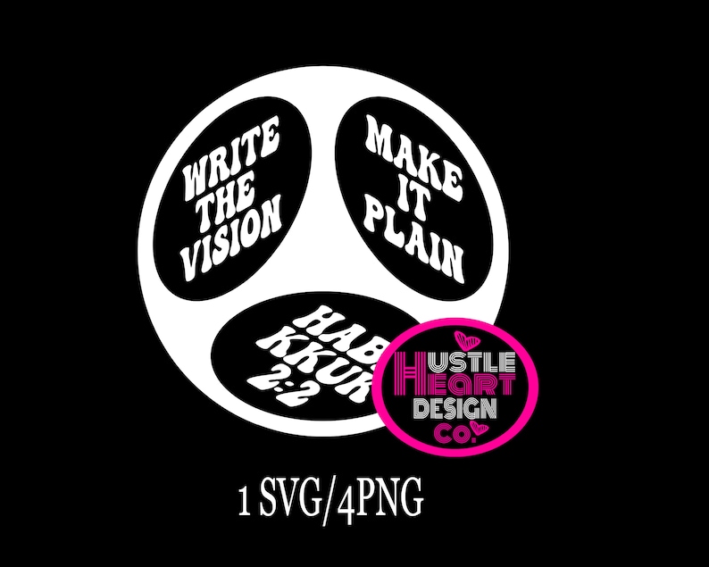 Write the Vision SVG, Write the Vision and Make It Plain, Habakkuk 2:2 ...