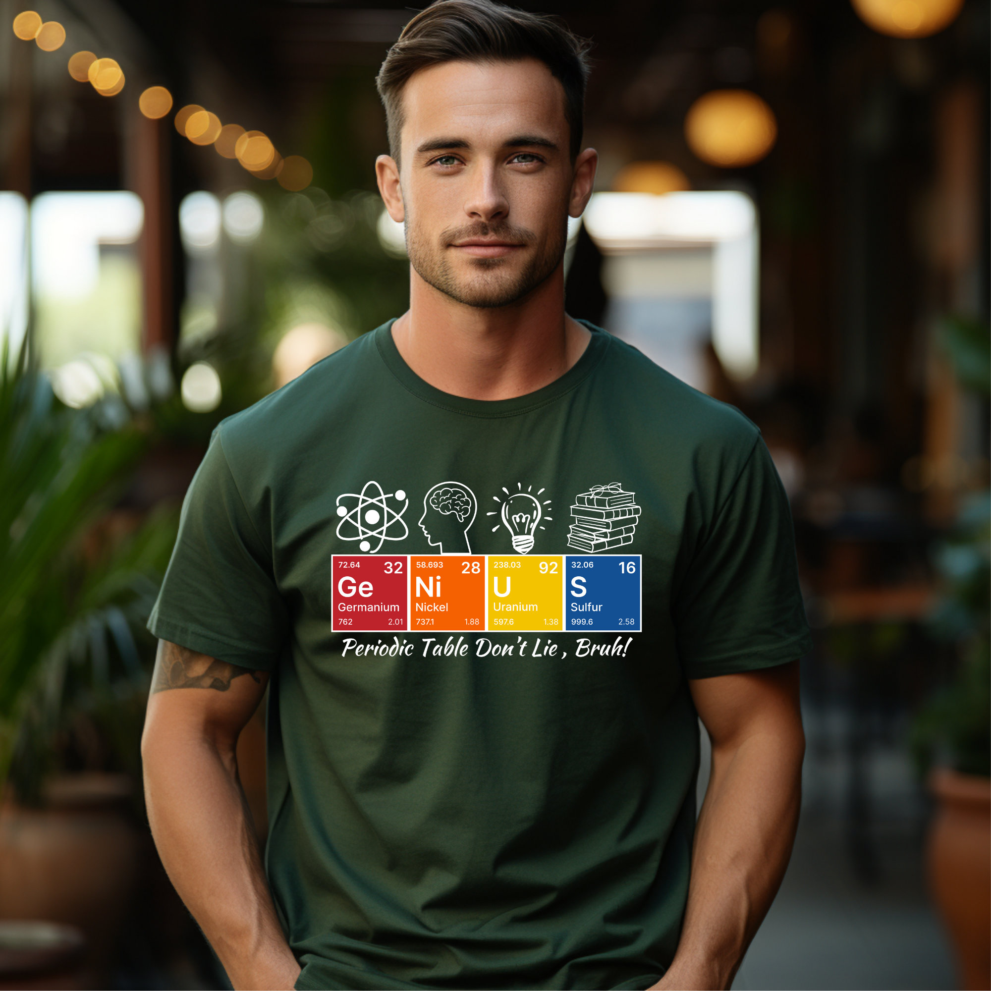 I'm a Genius Shirt, Periodic Table Don't Lie Bruh T-shirt, Humorous ...