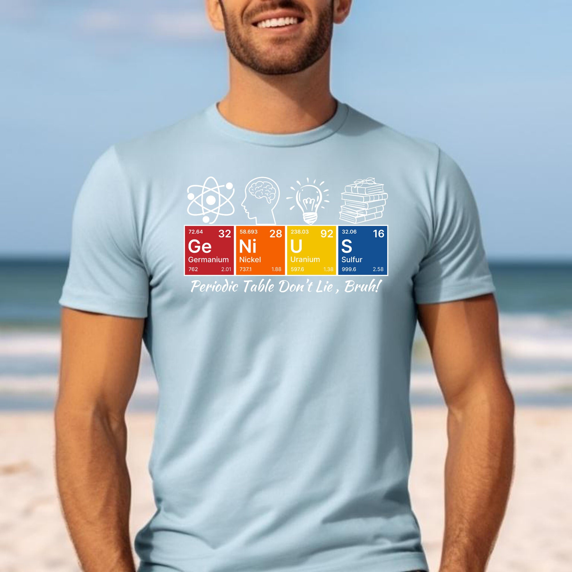 I'm a Genius Shirt, Periodic Table Don't Lie Bruh T-shirt, Humorous ...