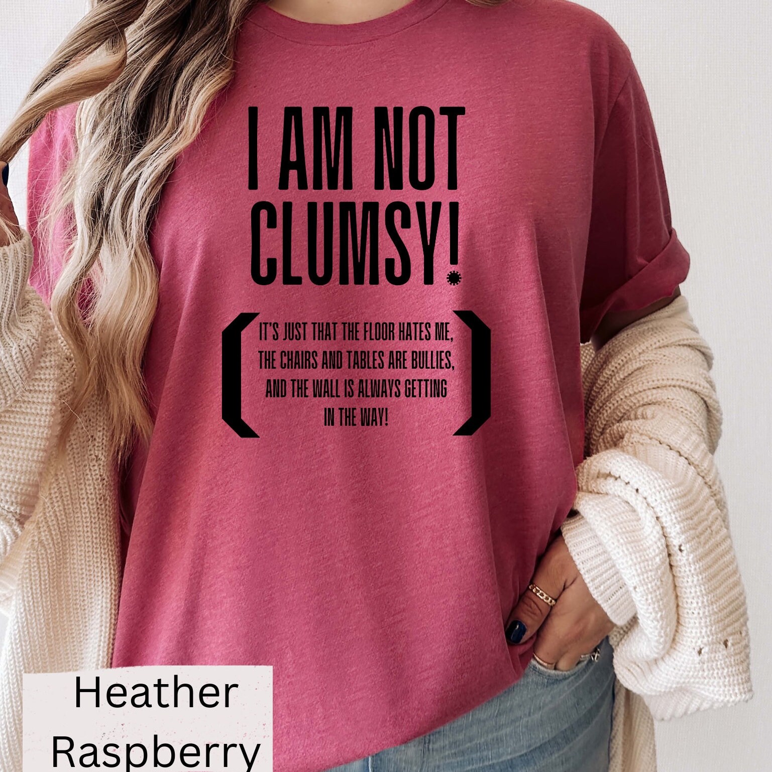 I'm Not Clumsy Funny Sayings Shirt, Sarcastic Gifts Men Women Kids T ...