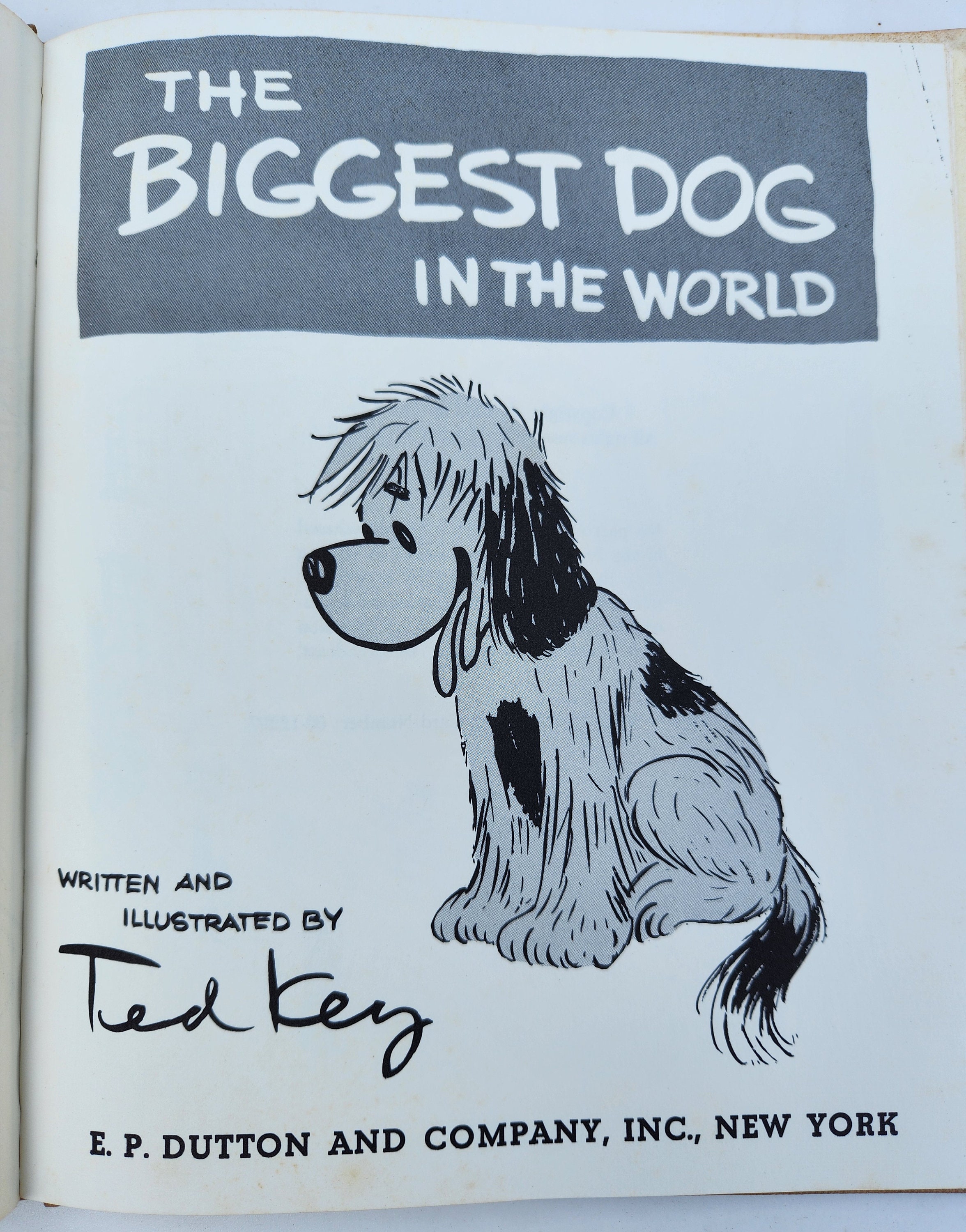 The Biggest Dog in the World by Ted Key, 1960. 1st Edition 1st Printing ...