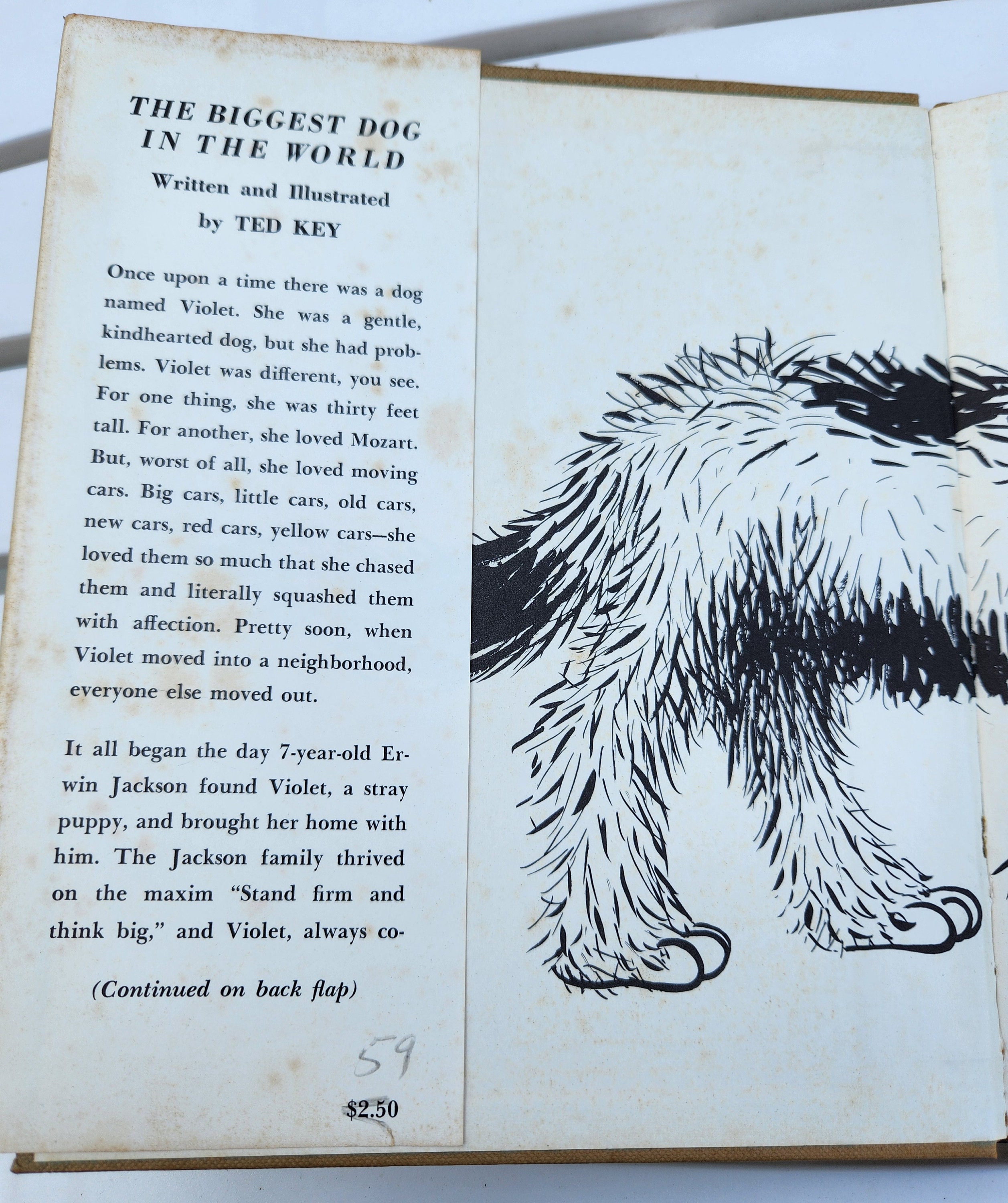 The Biggest Dog in the World by Ted Key, 1960. 1st Edition 1st Printing ...