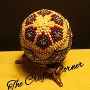 DIAMOND & CRYSTAL Beaded Egg Tutorial - Etsy