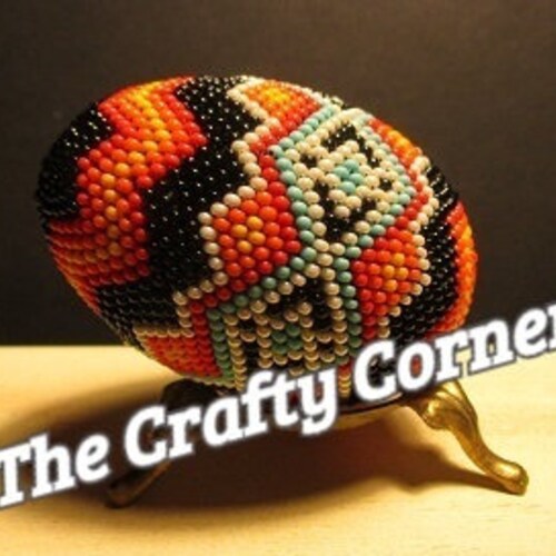 Beaded Egg PDF Pattern Tutorial Her Eggselency - Etsy