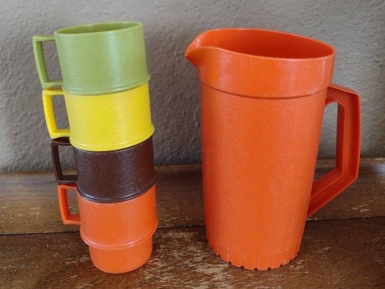 Miniature Toys Vintage Tupperware Toy Dishes Kids Dinnerware Pitcher ...
