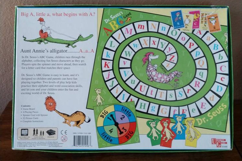 Vintage Dr. Seuss's ABC Game Ages 3 & UP Educational | Etsy