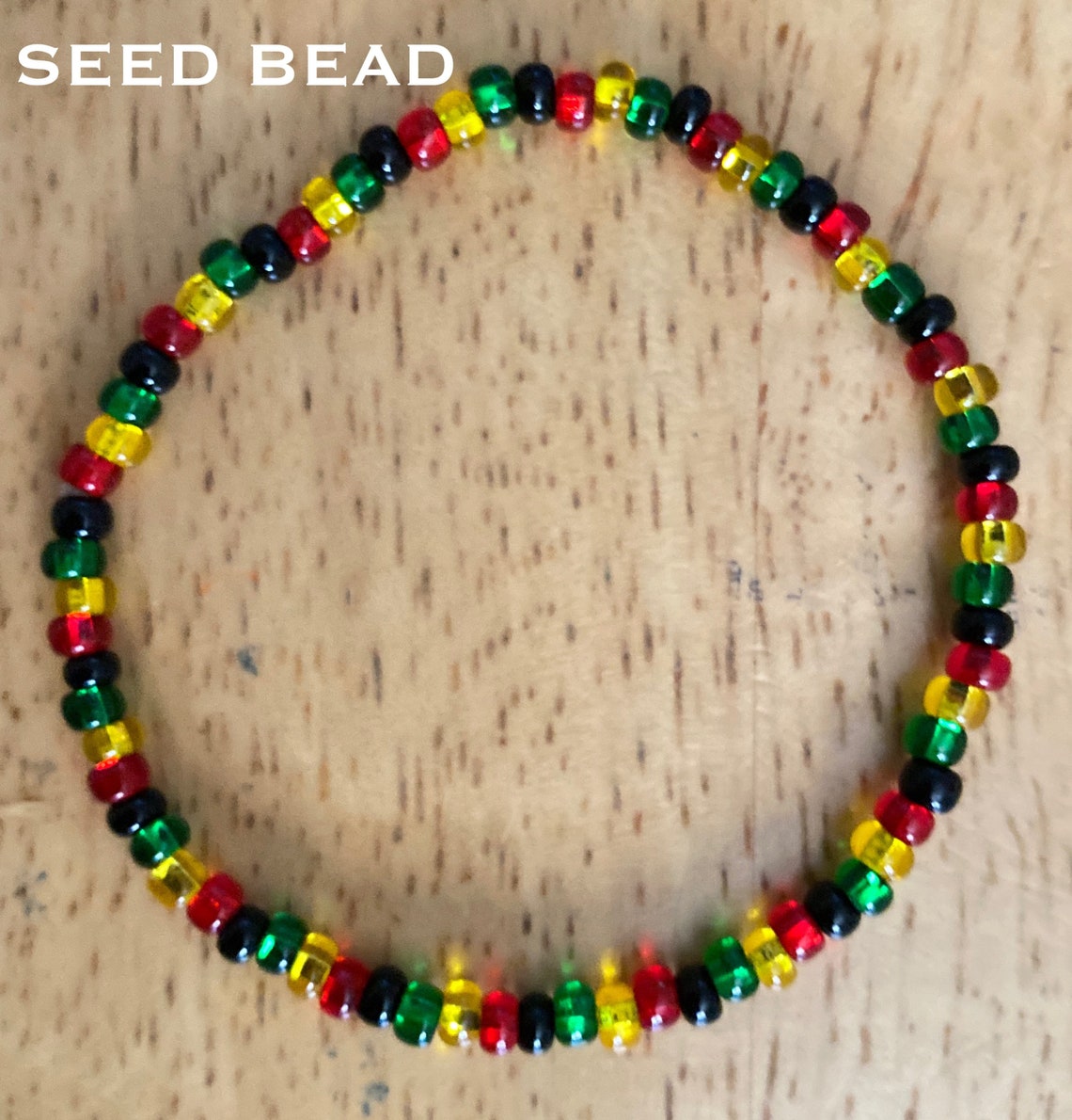 Rasta bracelet Rasta jewelry bracelet for men seed bead | Etsy
