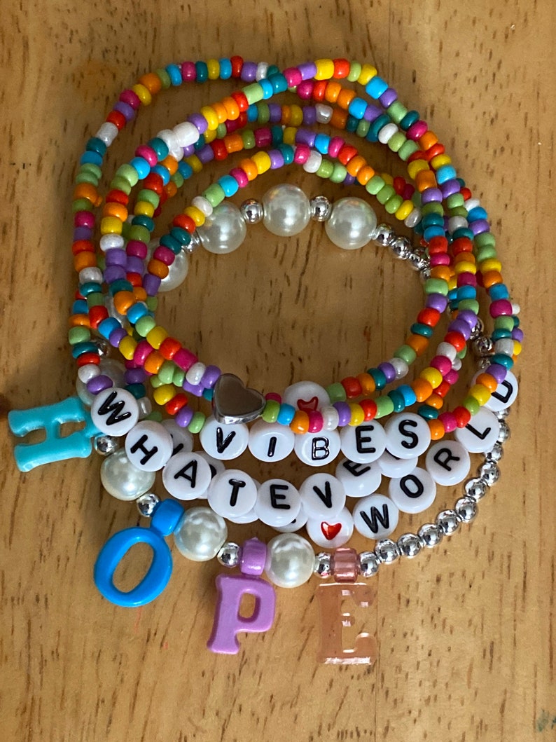 Colorful Trendy Seed Bead Bracelets Jhope Bracelet Vsco Etsy