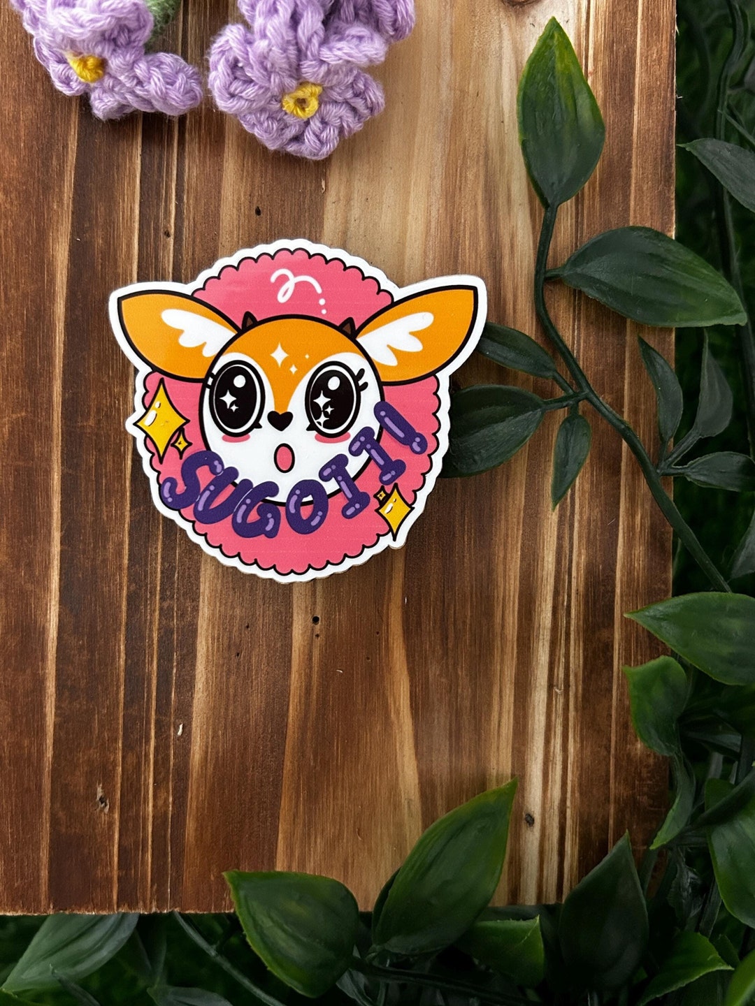 Tsunoda Sugoi Aggretsuko Sticker X Wooden Pin Set Office Animal Cartoon ...