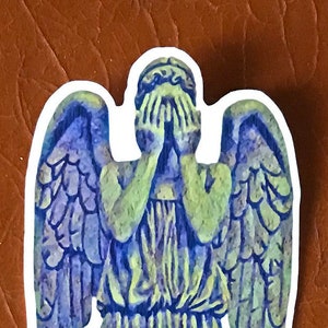 Weeping Angel Sticker Decal Laptop Sticker for Hydroflask | Etsy