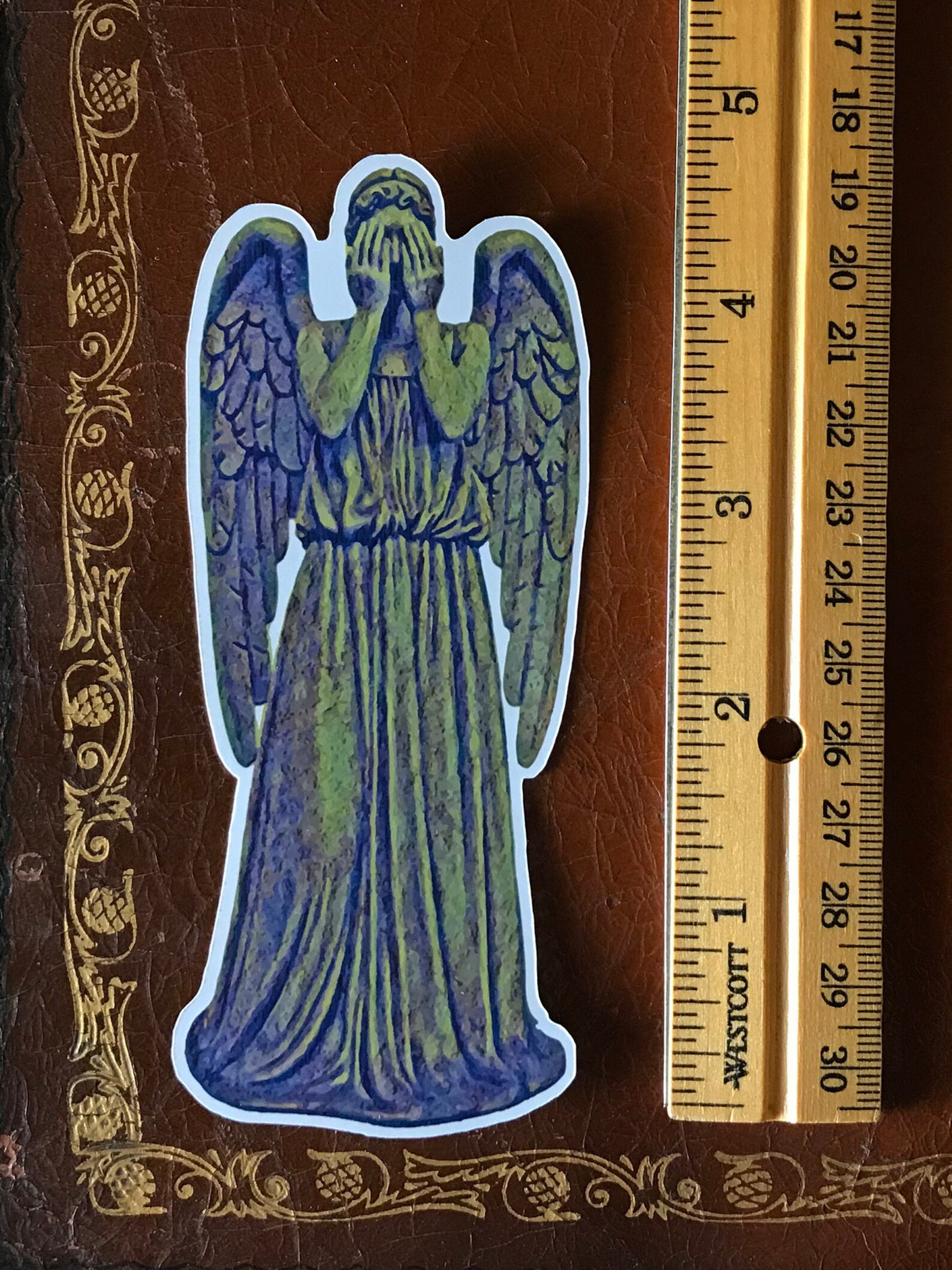 Weeping Angel Sticker Decal Laptop Sticker for Hydroflask | Etsy