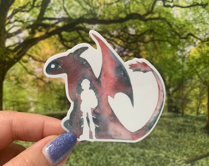 Waterproof HTTYD Toothless and Hiccup Vinyl Sticker Laptop Sticker ...
