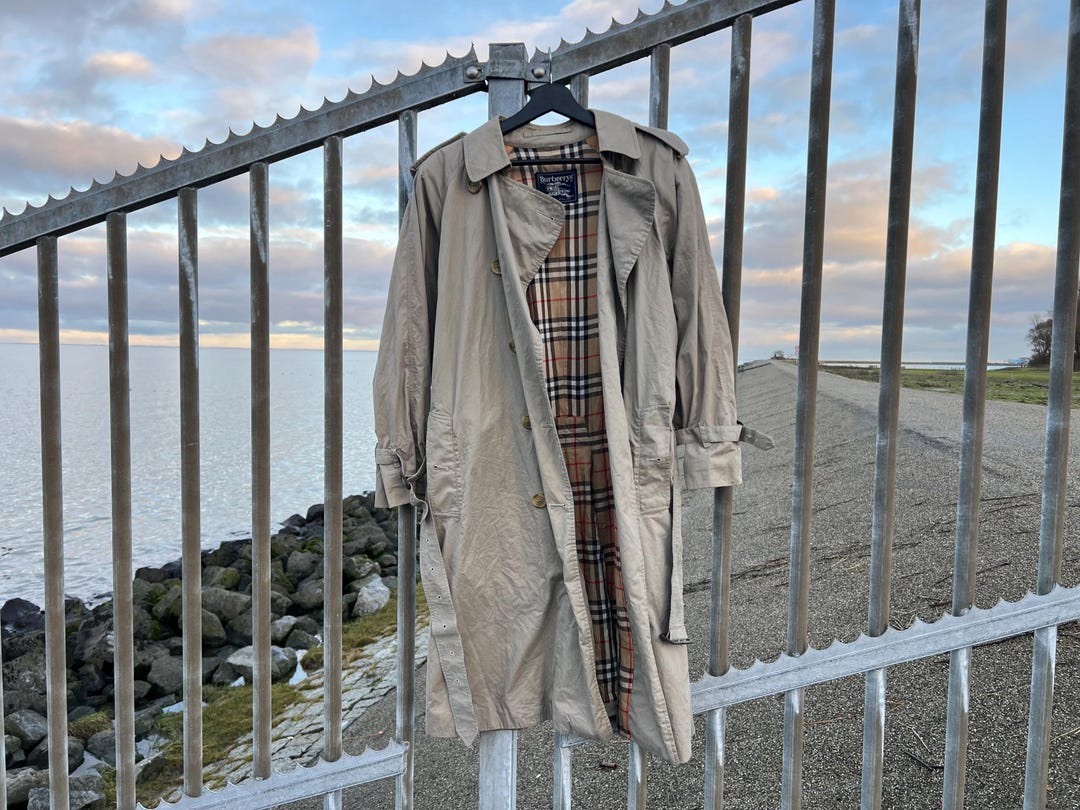 Vintage Burberry Women Trench Coat - Etsy