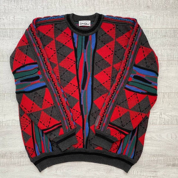 Coogi Sweater - Etsy