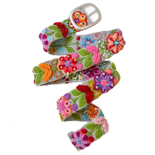 Boho Embroidered Belts - Etsy